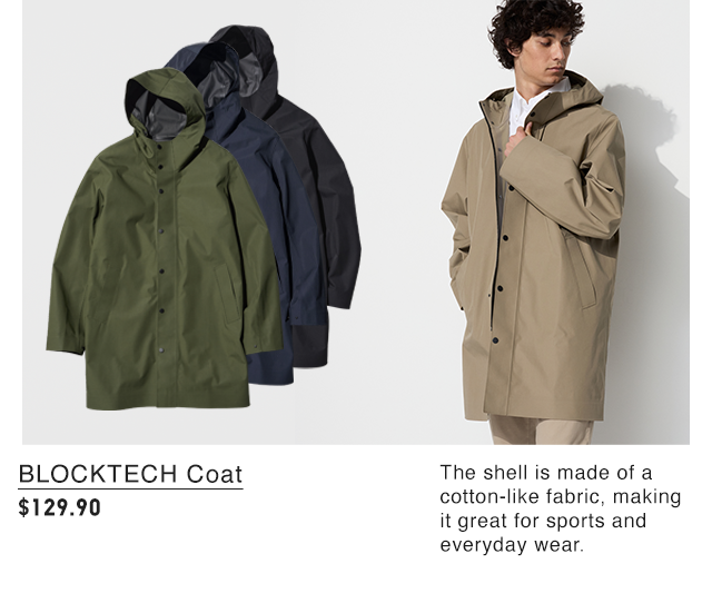 Meet our BLOCKTECH Parka - Uniqlo Email Archive