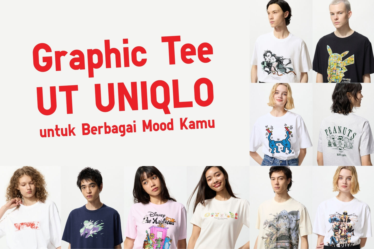 Graphic Tee UT UNIQLO untuk Berbagai Mood Kamu | UNIQLO TODAY | UNIQLO ID