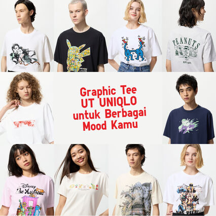 Graphic Tee UT UNIQLO untuk Berbagai Mood Kamu | UNIQLO TODAY | UNIQLO ID