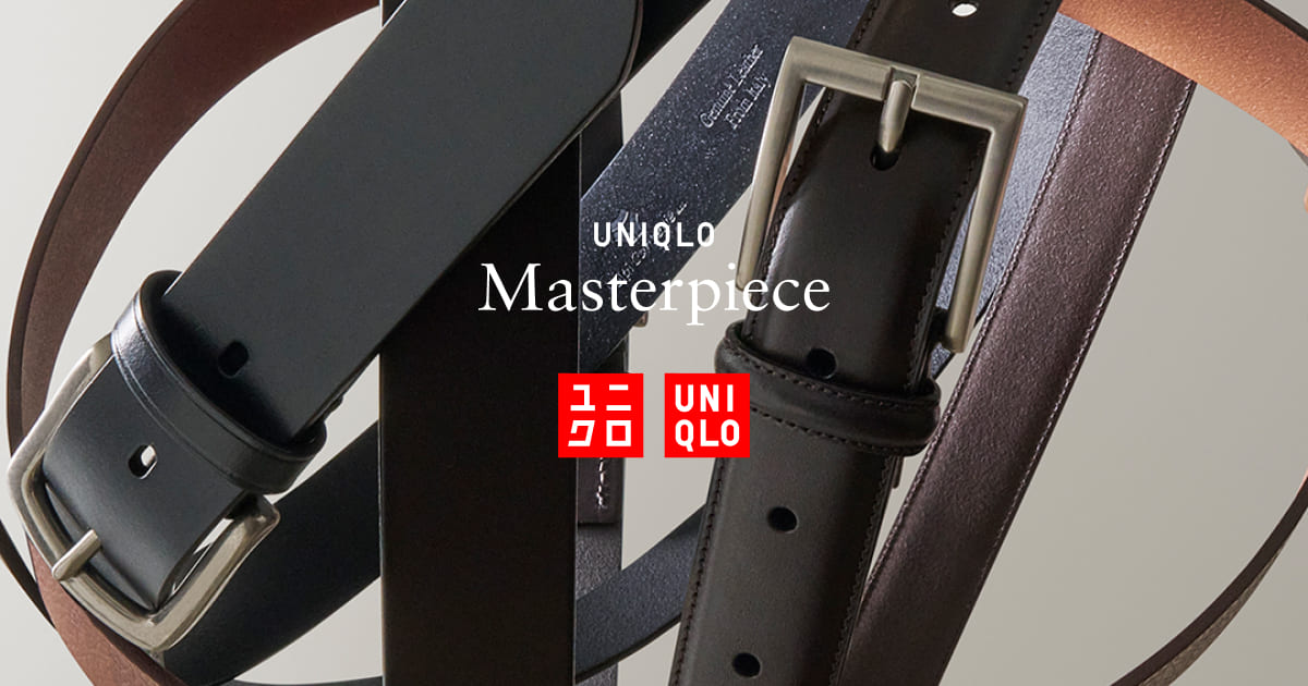Italian Leather Belt｜Masterpiece 2024 Autumn/Winter | UNIQLO AU