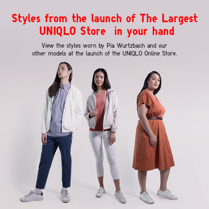 Styles from the launch of The Largest UNIQLO Store in your hand | TODAY ...