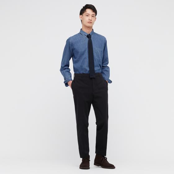 男裝 牛仔襯衫 (長袖) | UQ 搜尋