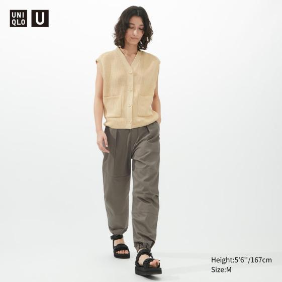 女裝 U 打褶束口褲 | UQ 搜尋