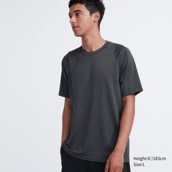 男裝 DRY-EX快乾圓領T恤(短袖) | UQ 搜尋