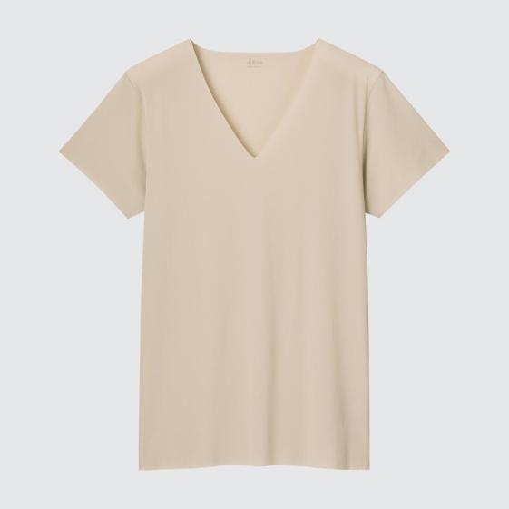 男裝 AIRism 抗異味網眼V領T恤(短袖) | UQ 搜尋