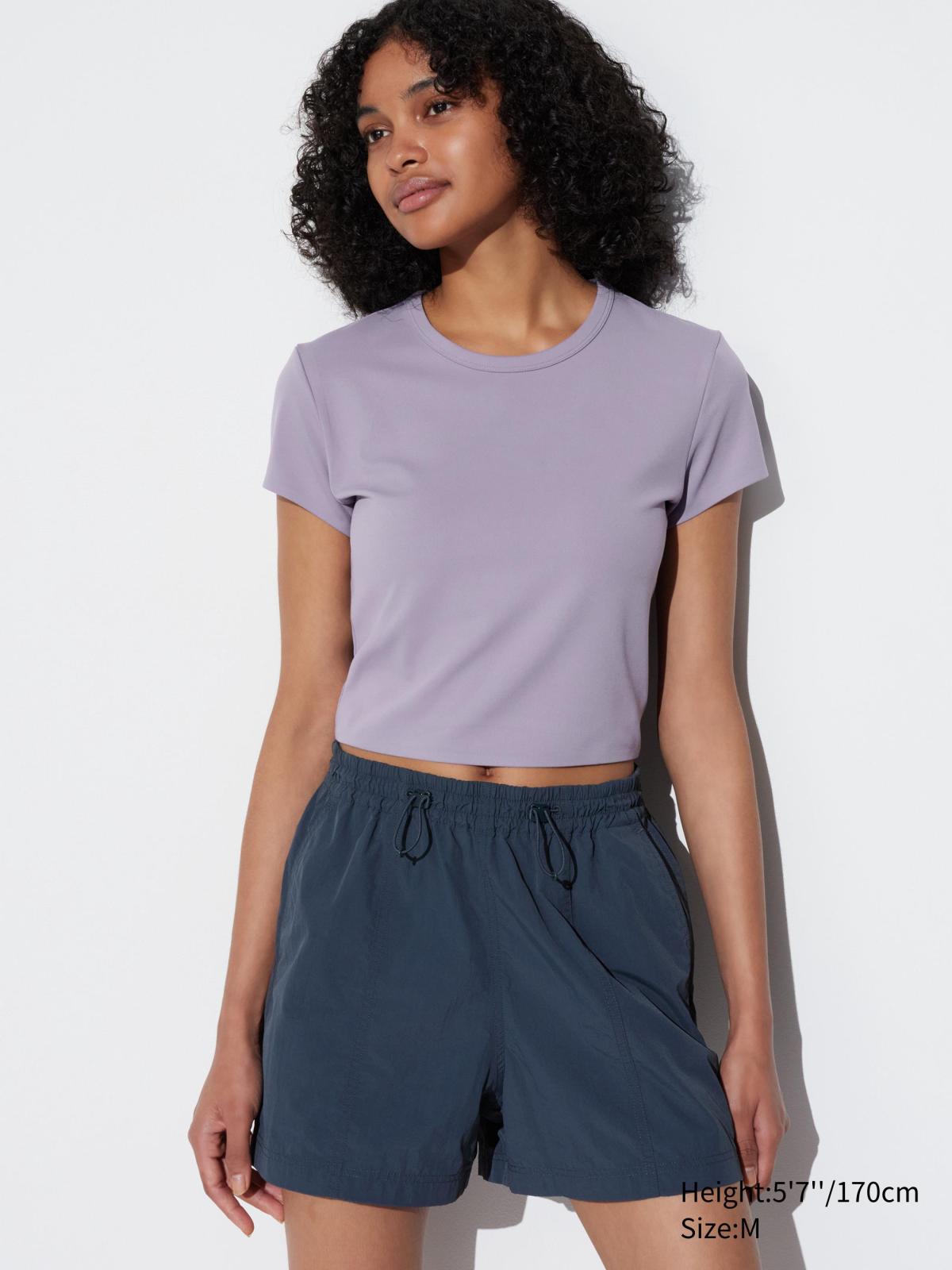 女裝 特級彈性AIRism短版T恤(短袖) | UNIQLO 比價 | UQ 搜尋