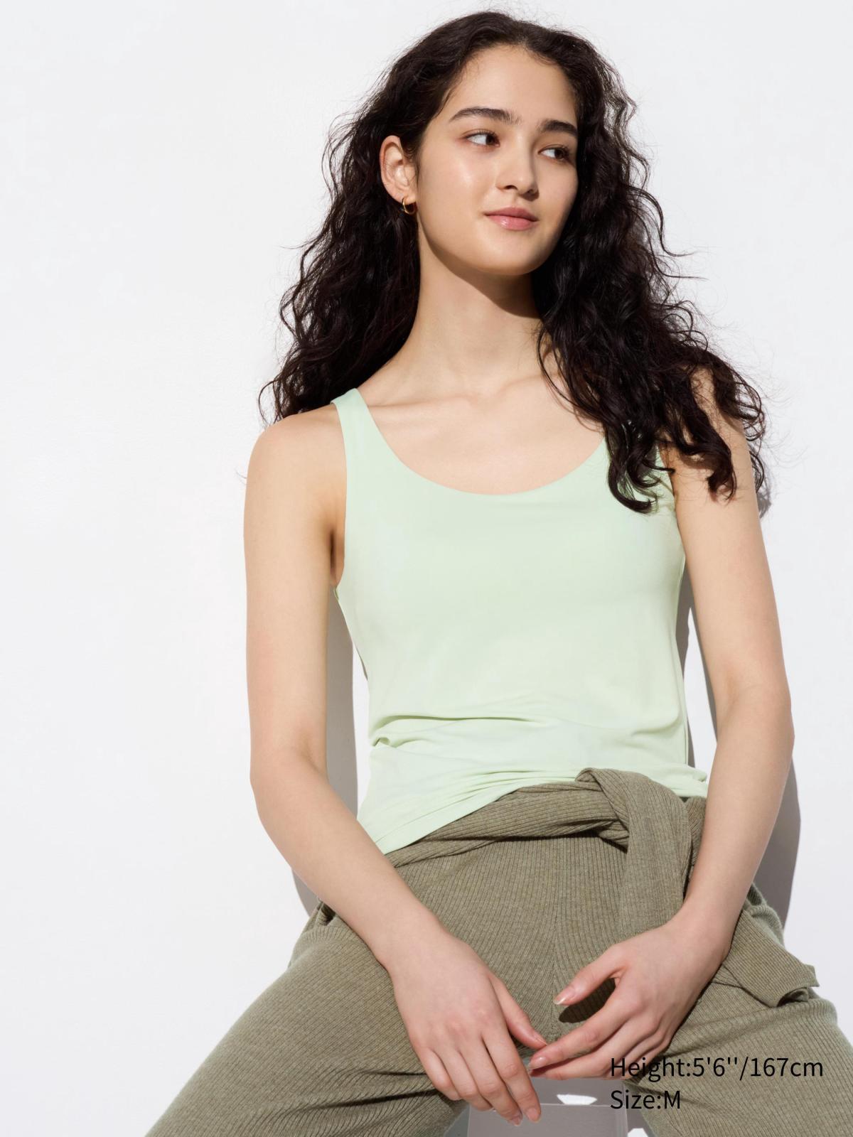 女裝 AIRism BRATOP坦克背心#罩杯式上衣 | UQ 搜尋