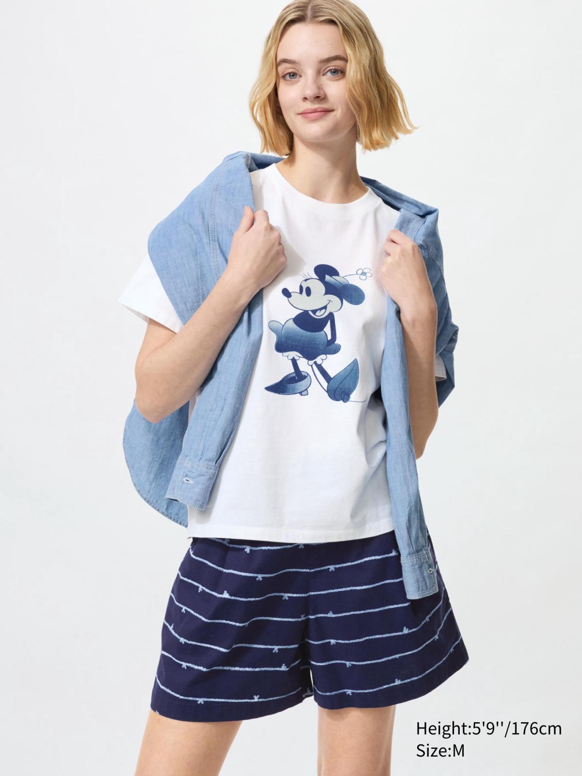 女裝 Disney in Blue 短褲 | UQ 搜尋