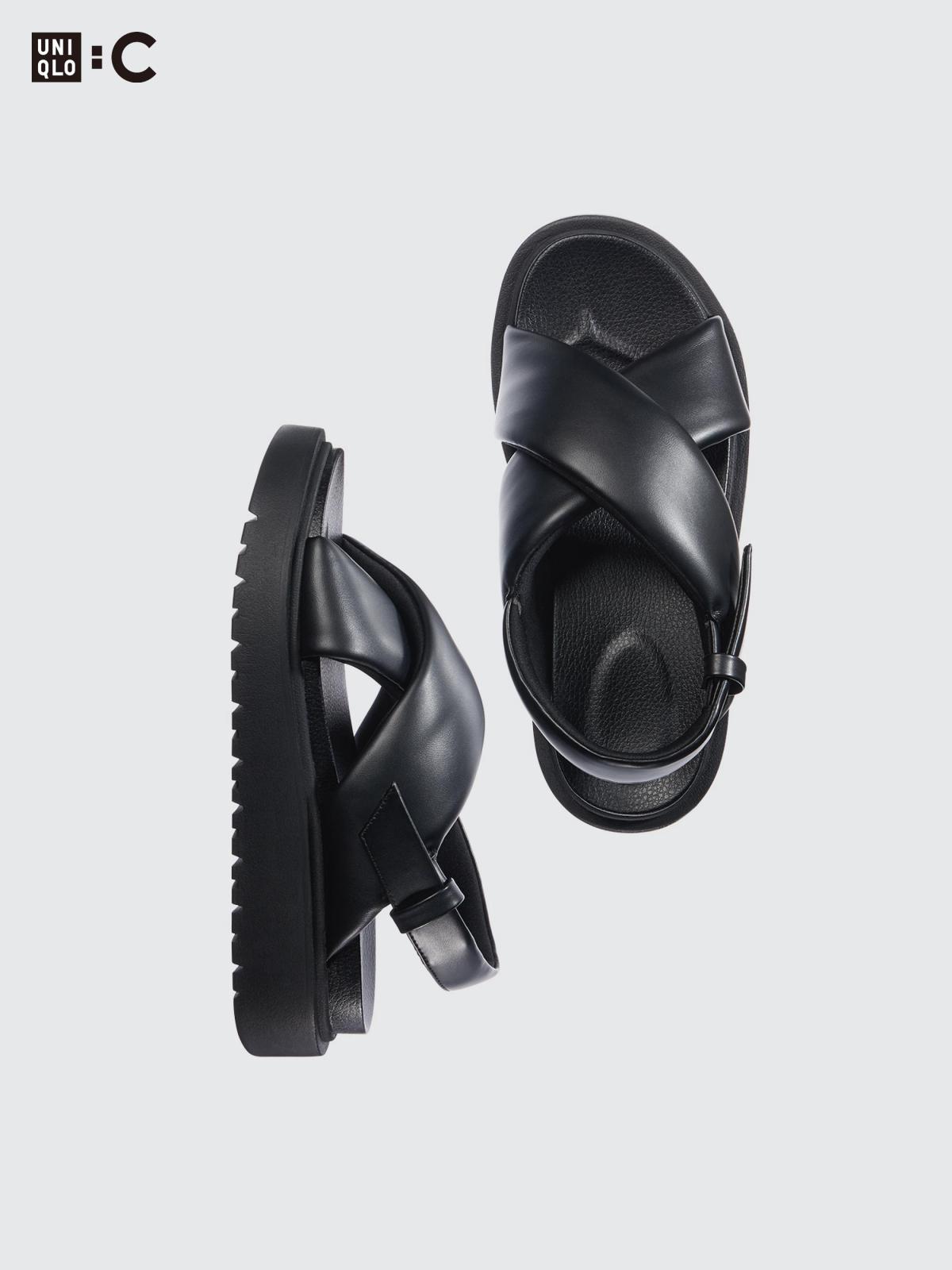 「交叉帶涼鞋、短版襯衫(無袖)」的穿搭靈感 | UNIQLO台灣