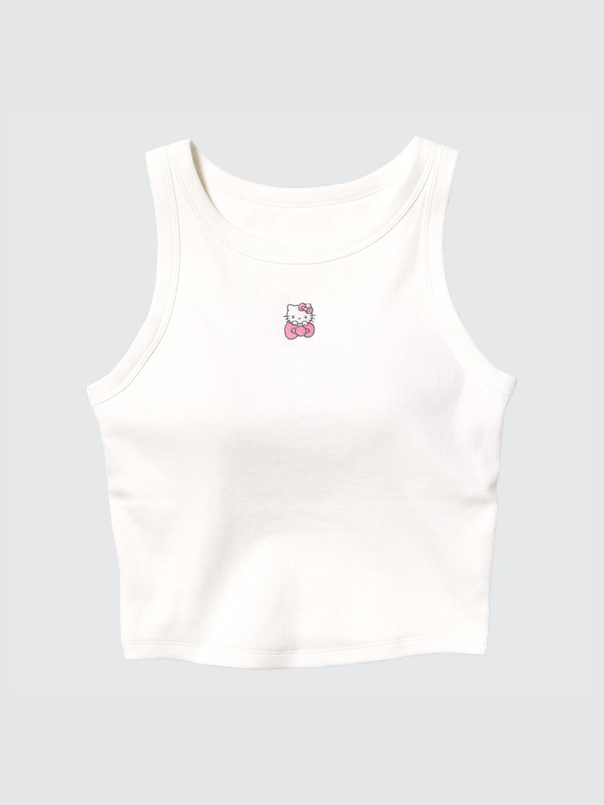 女裝 Sanrio characters BRATOP削肩短版背心 | UQ 搜尋