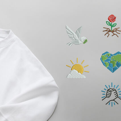 In solidarity with refugees: 8 embroidery designs, one message of hope ...